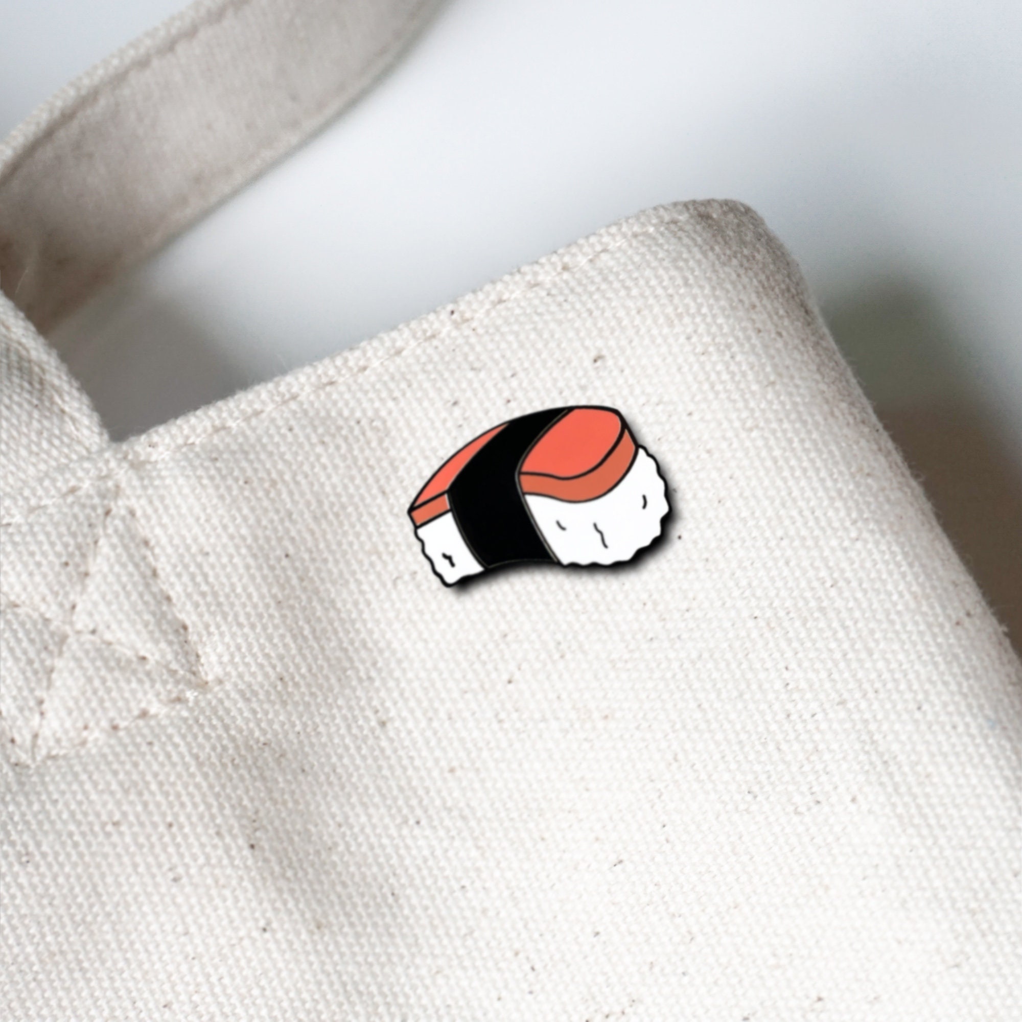 Spam Musubi Pin Food Pin Sushi Pin Hawaii Hard Enamel - Etsy