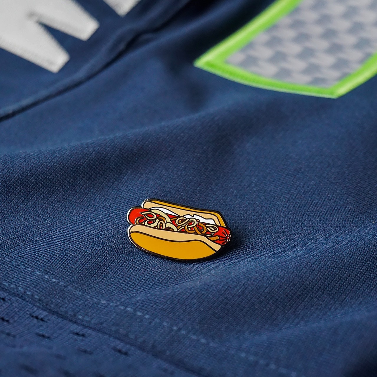 Seattle Cream Cheese Hot Dog Pin Food Pin Foodie Pin | Etsy