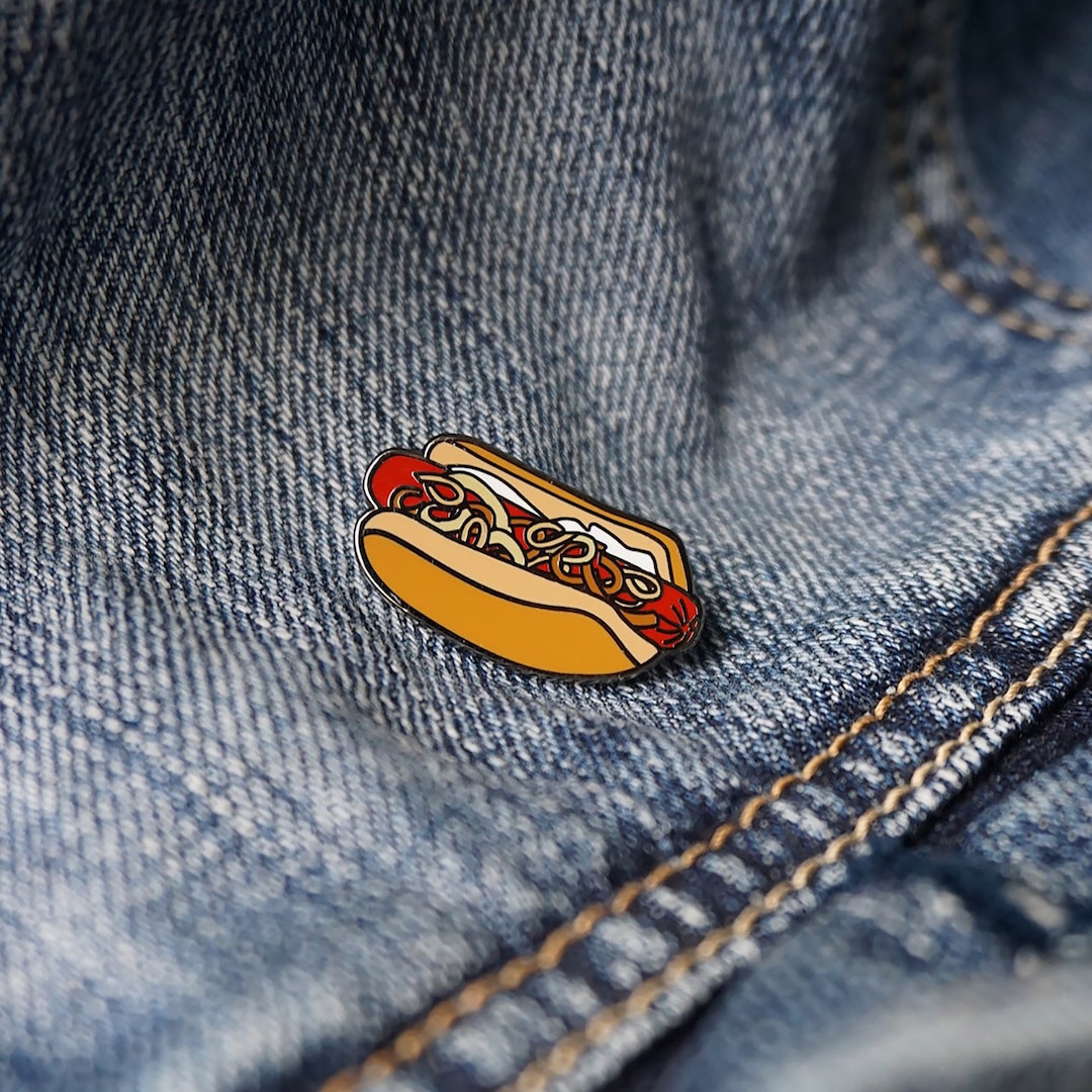 Seattle Cream Cheese Hot Dog Pin | Food Pin | Foodie Pin | Grilled ...