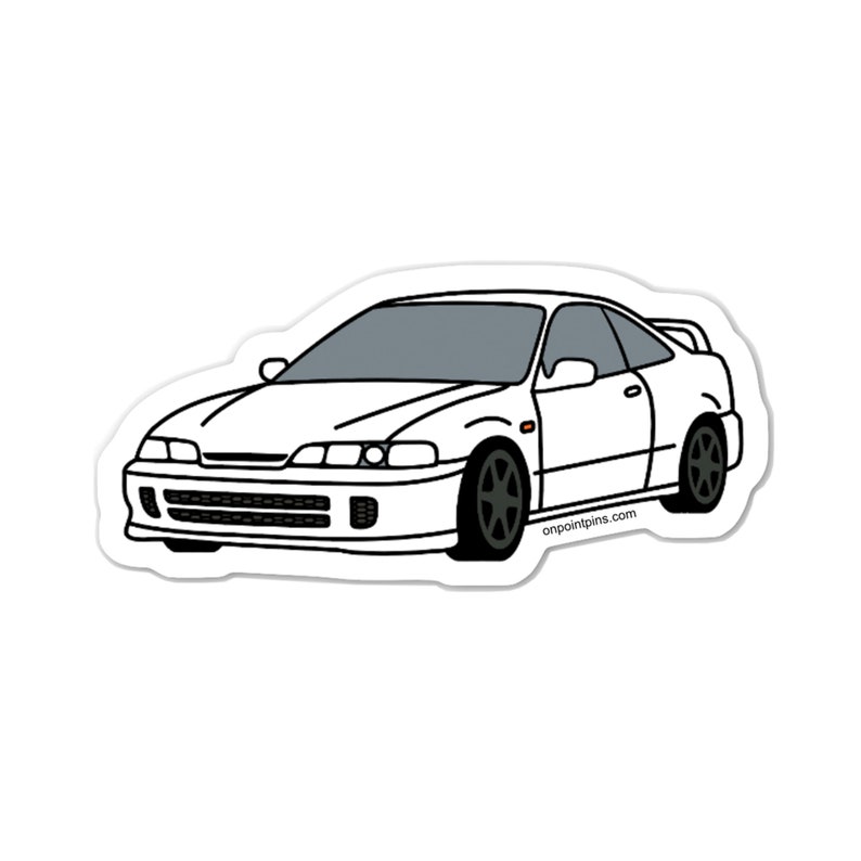 Honda Acura Integra Type R white Vinyl Die Cut Waterproof - Etsy