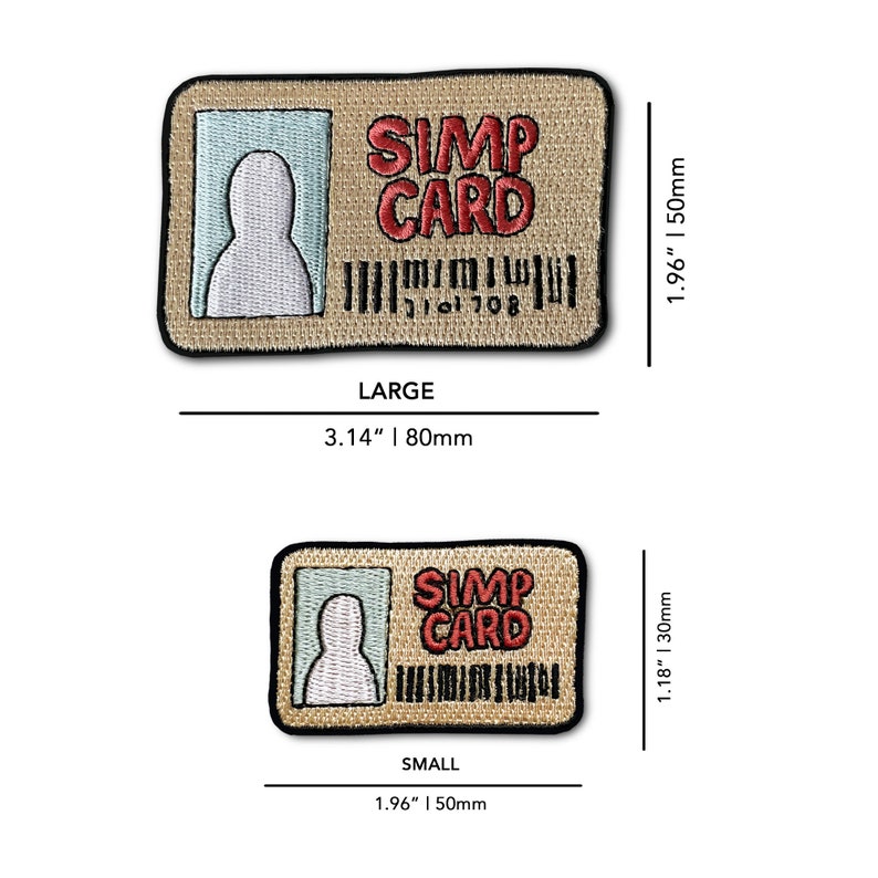 Simp Card Arthur Meme Iron on Patch (small or Large) | 90s Cartoon ...