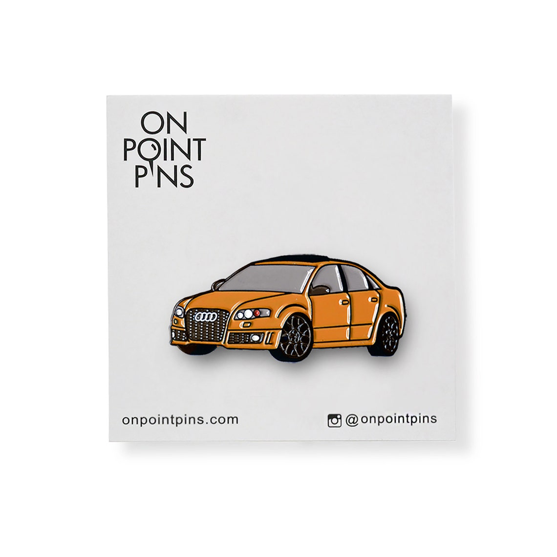 Orange Audi RS4 S4 Car Pin Sports Race Car Soft Enamel Pin | Etsy