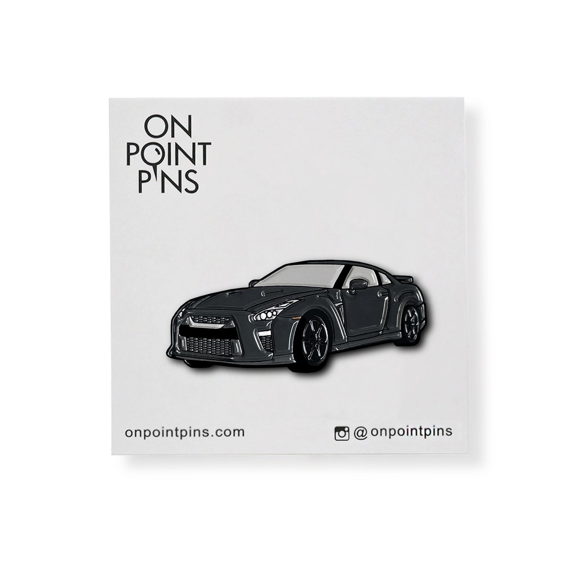 Nissan Skyline GT-R R35 (gunmetal Grey) Car Pin | Sports Race Import ...