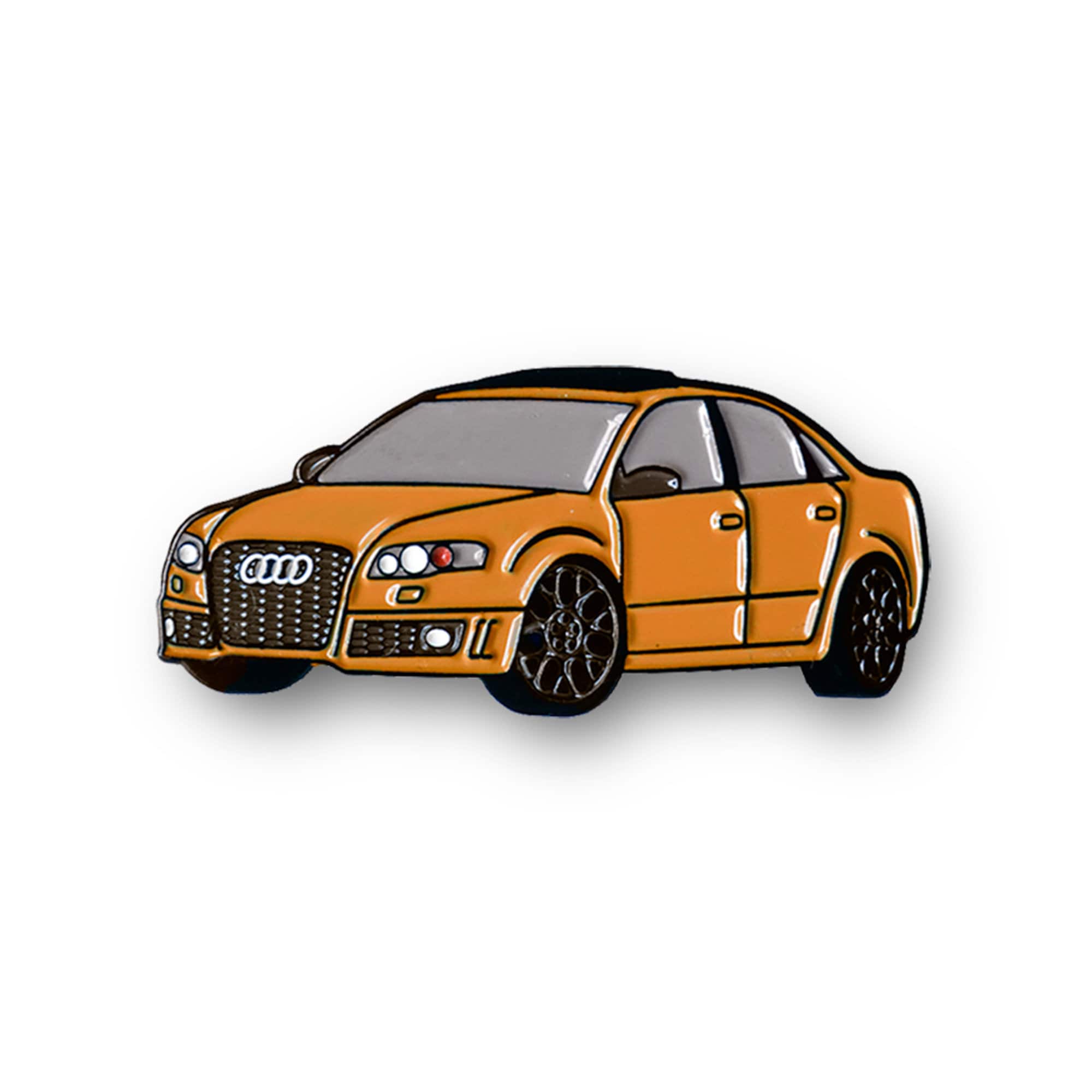 Orange Audi RS4 S4 Car Pin Sports Race Car Soft Enamel Pin | Etsy