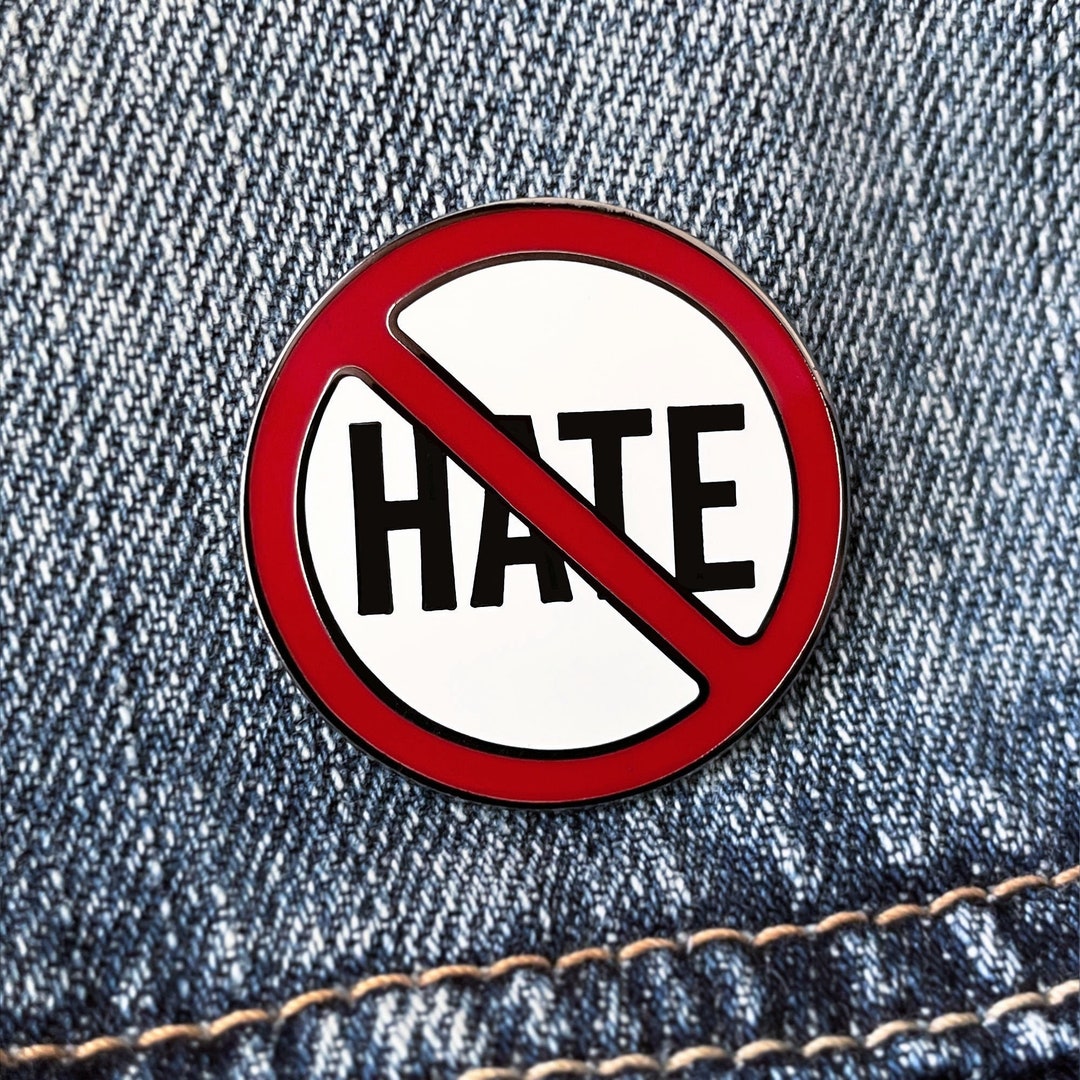 Charity Fundraiser Pin | Stop Hate Pin | Stop Asian Hate | Anti Asian ...