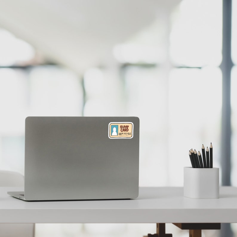 Simp Card Arthur Cartoon Meme Vinyl Die Cut Waterproof Sticker | Laptop ...