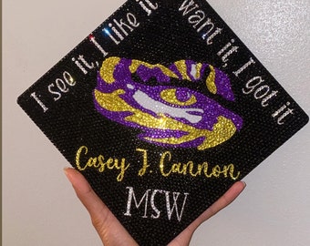 Bling Graduation Cap - Etsy