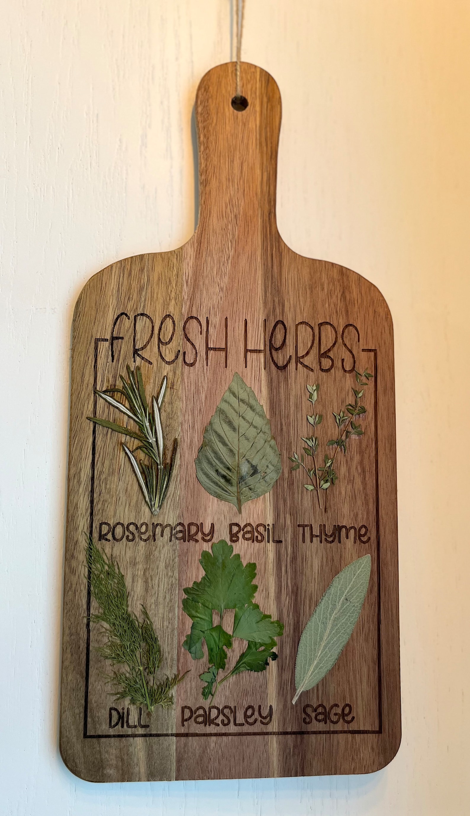 Fresh Herbs Sign - Etsy