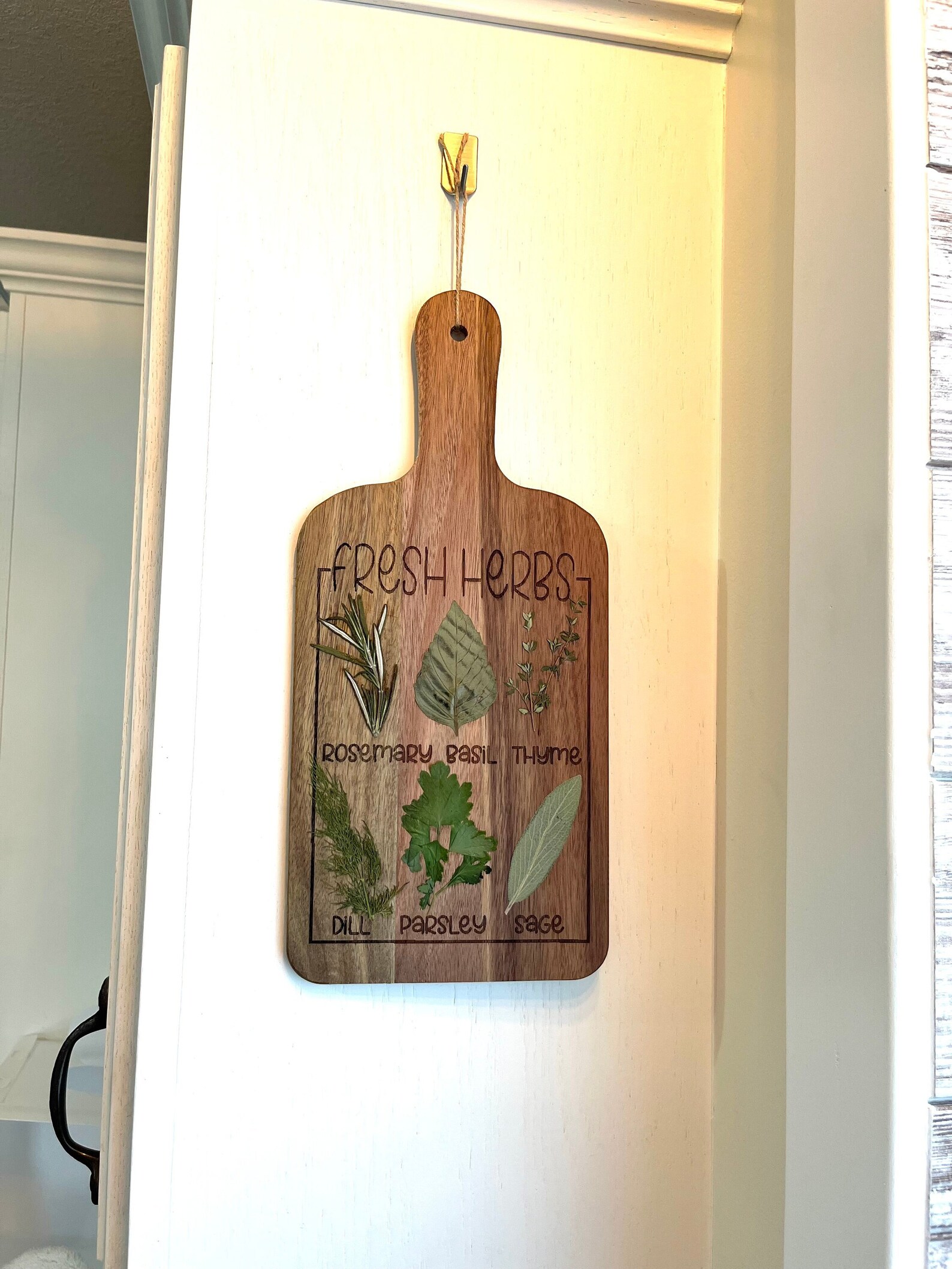 Fresh Herbs Sign - Etsy