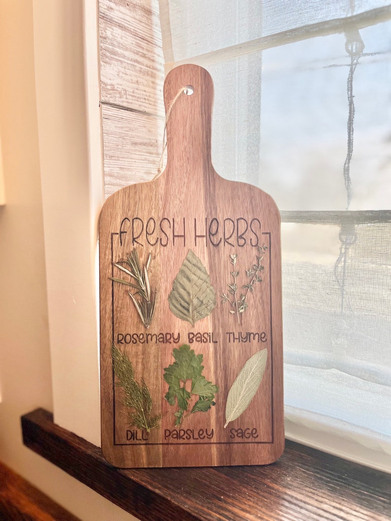 Fresh Herbs Sign - Etsy