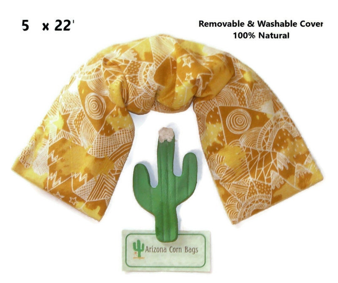 CORN BAG Heating Pad Pack ~ 5" X 22" ~ Great for Neck & Shoulders ...