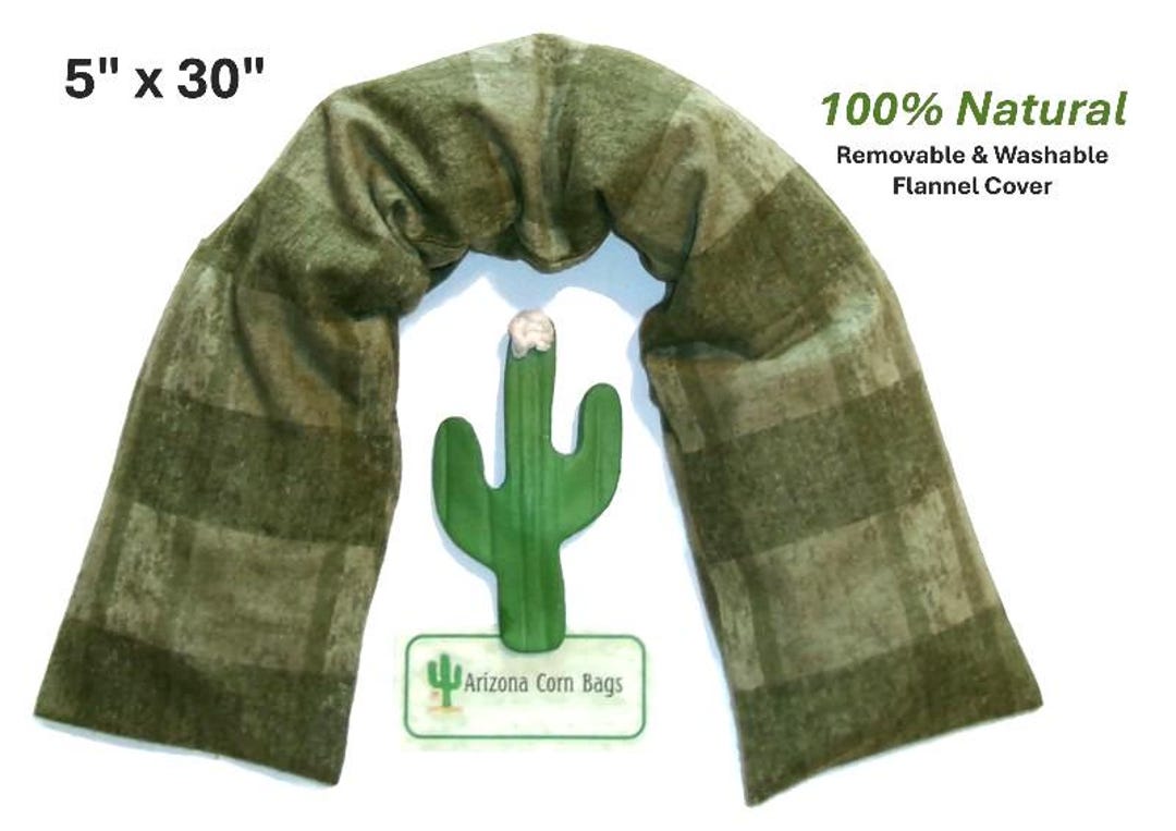 X-long CORN BAG Heating Pad Pack ~ 5" X 30" ~ Great for Neck ...