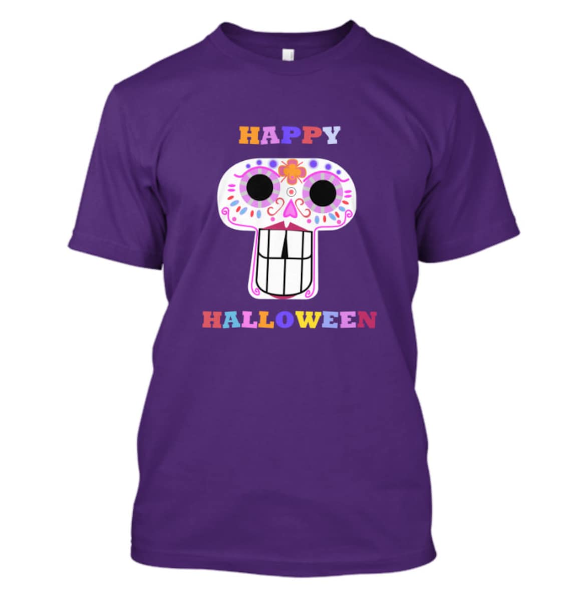 Coco Inspired Halloween Skeleton Skull- Happy Halloween Tee - Etsy