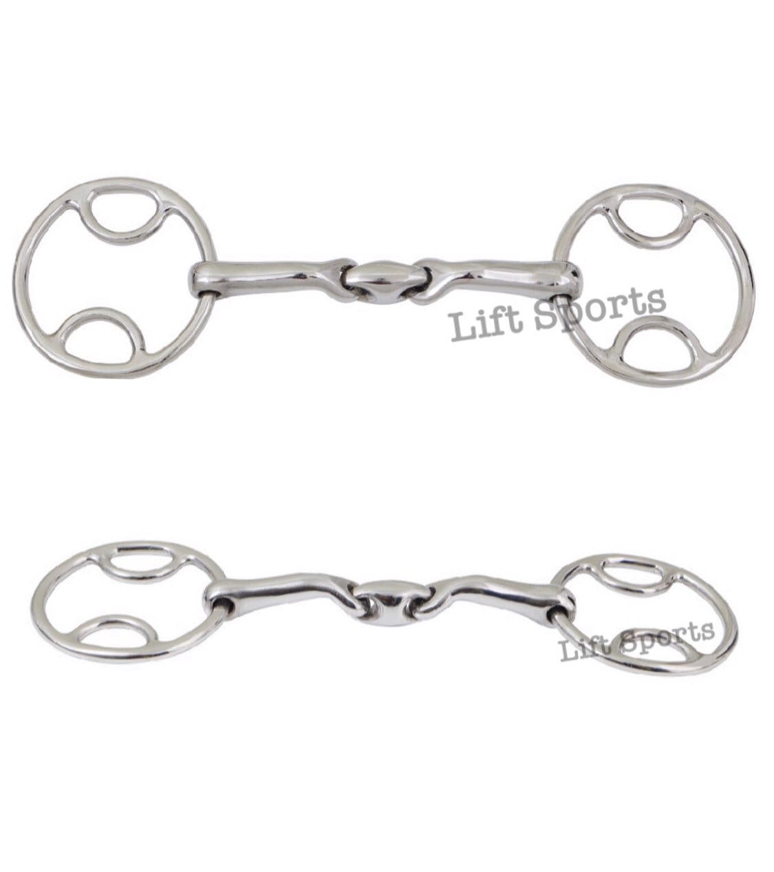 Horse Snaffle Bit Bevel Loop Ring Wilkie Lozenge Fat Stainless | Etsy