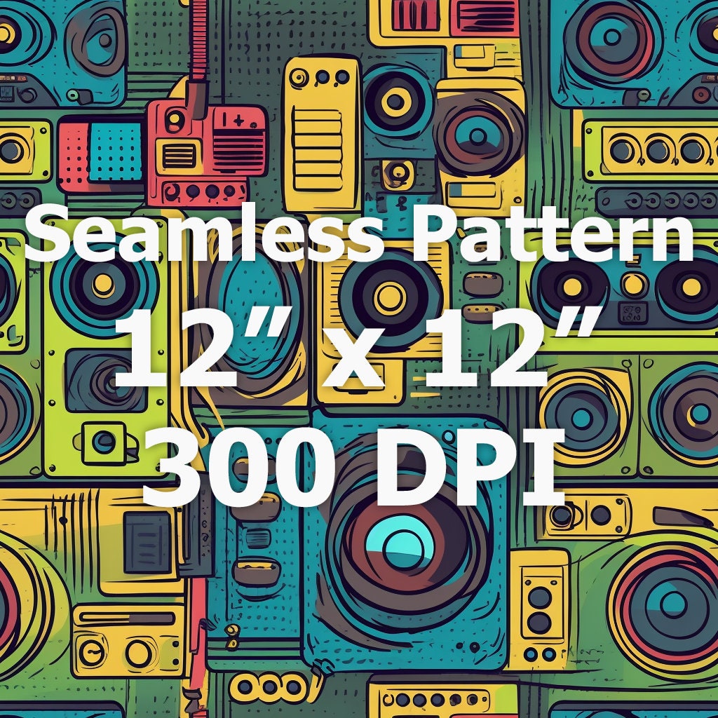 8 Seamless Abstract Speakers Patterns. Speakers Background. - Etsy