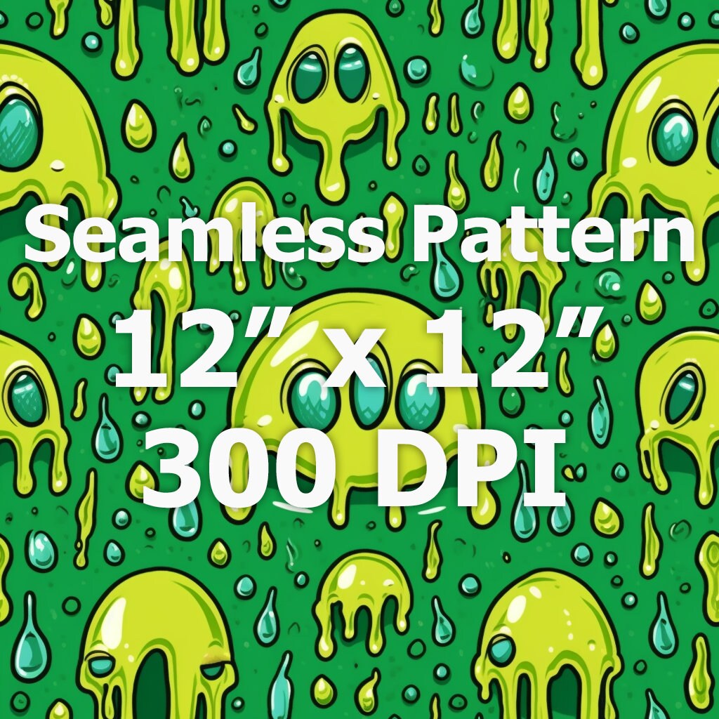 8 Seamless Slime Patterns. Slime Background. Sublimation Design ...