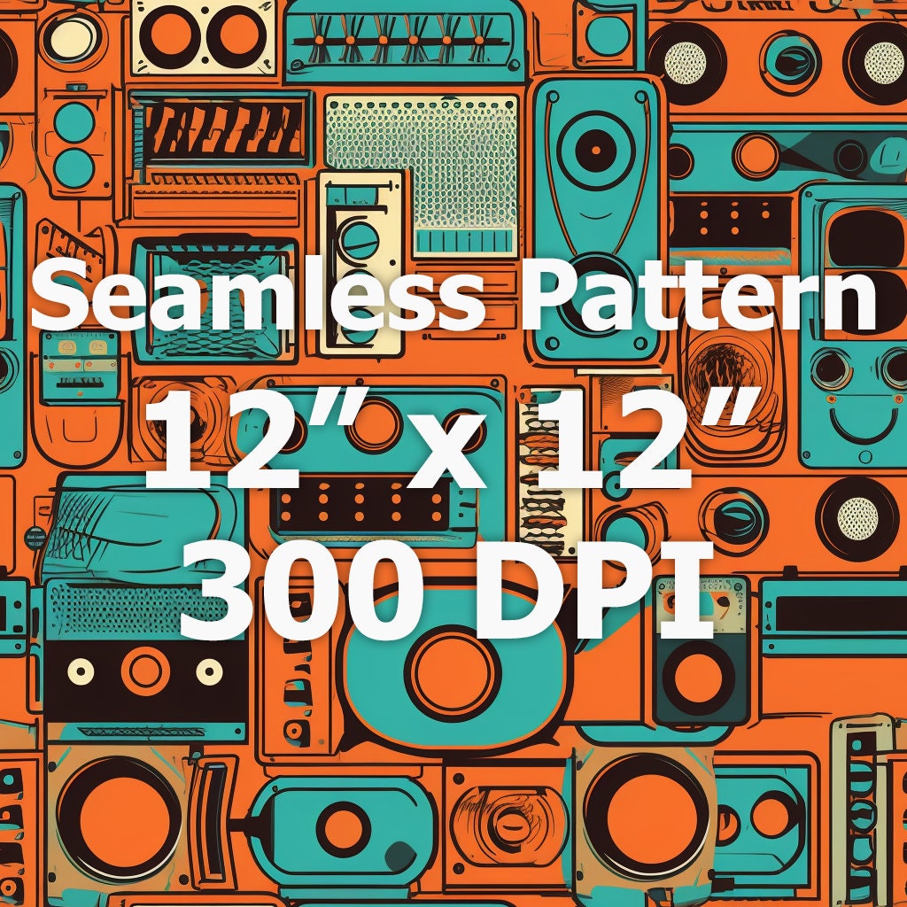 8 Seamless Abstract Speakers Patterns. Speakers Background. - Etsy