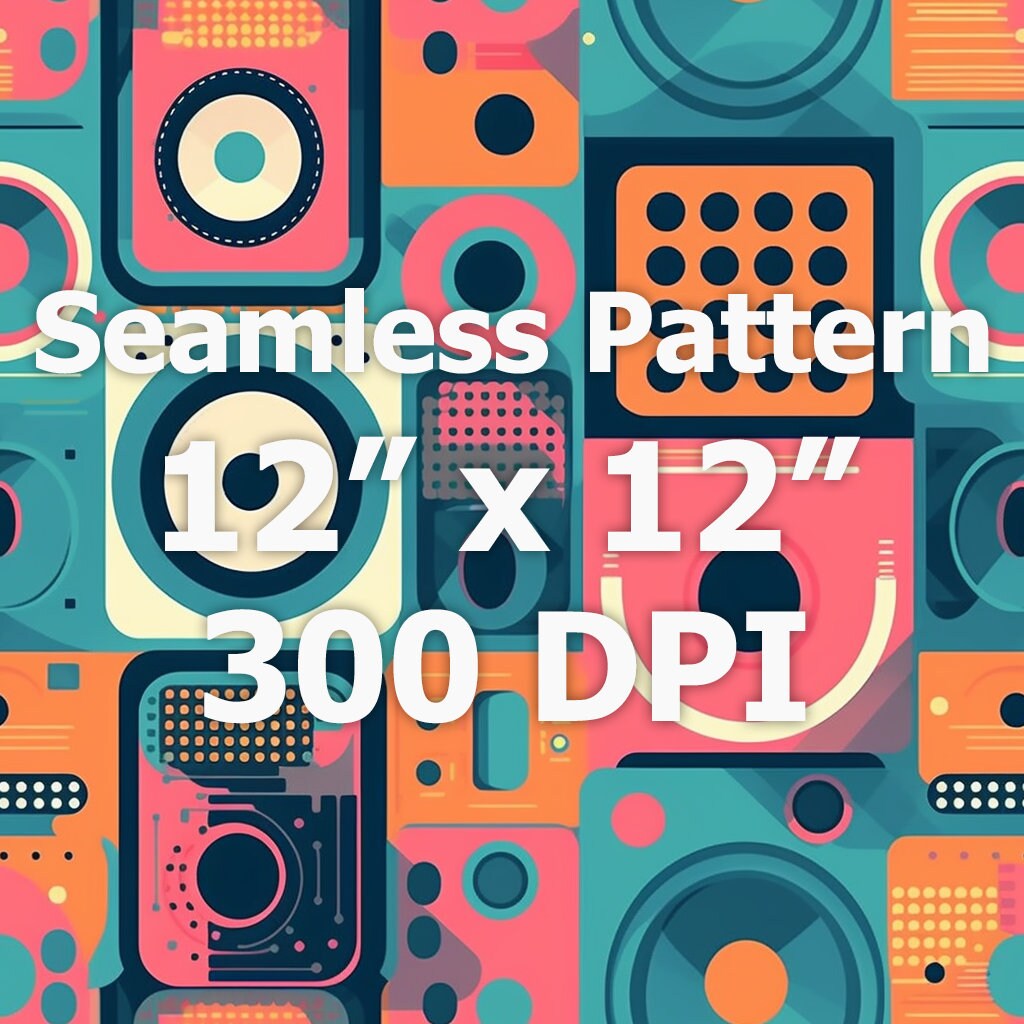 8 Seamless Abstract Speakers Patterns. Speakers Background. - Etsy