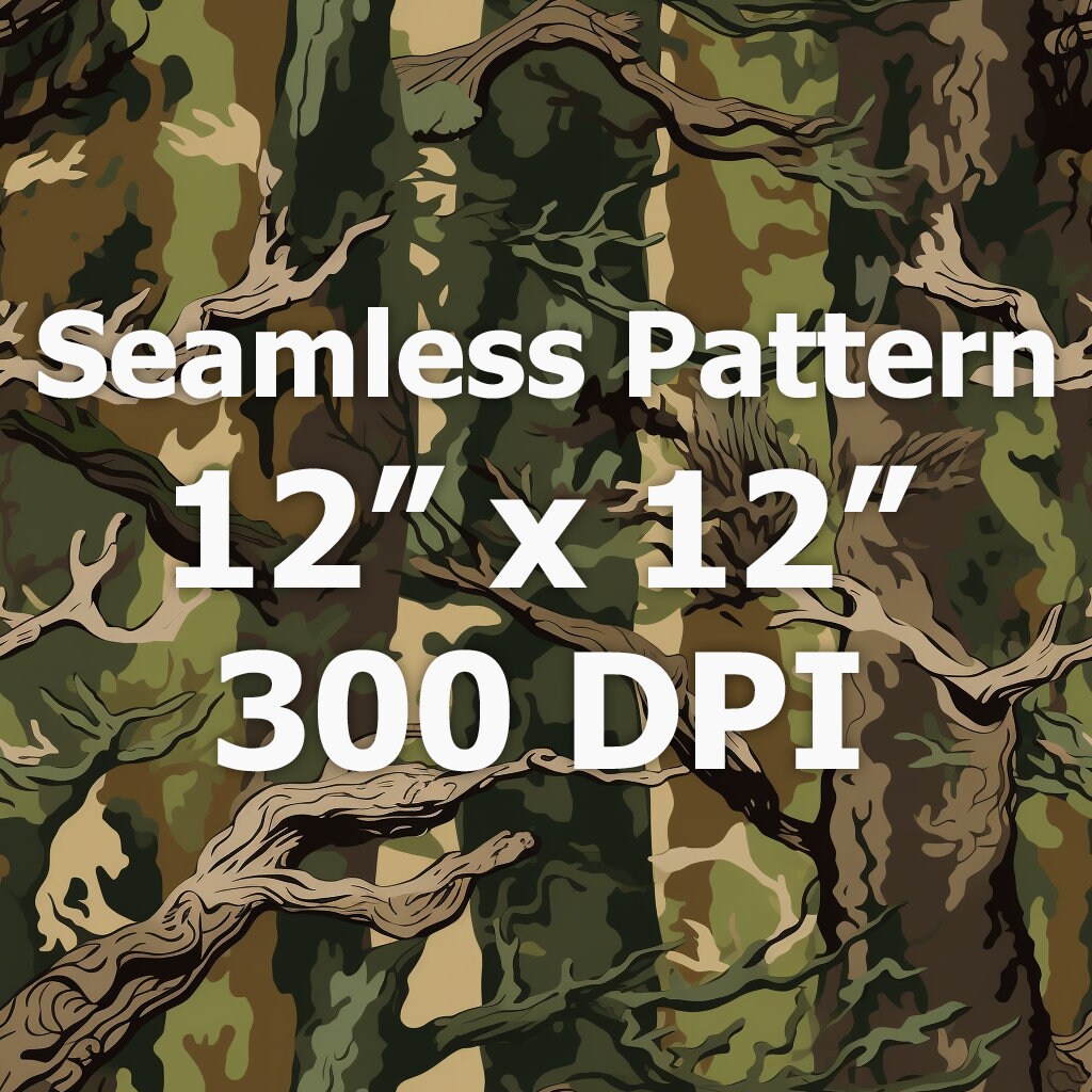 8 Seamless Hunting Camo 3 Patterns. Hunting Camo 3 Background. Hunting ...