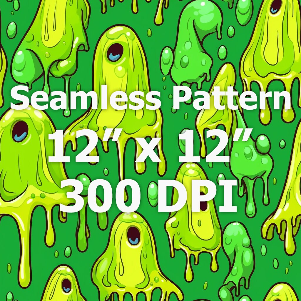 8 Seamless Slime Patterns. Slime Background. Sublimation Design ...