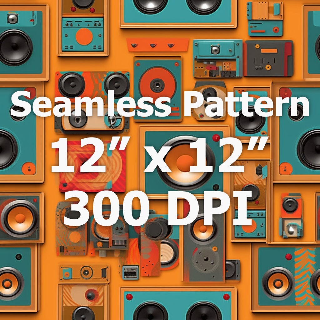 8 Seamless Abstract Speakers Patterns. Speakers Background. - Etsy