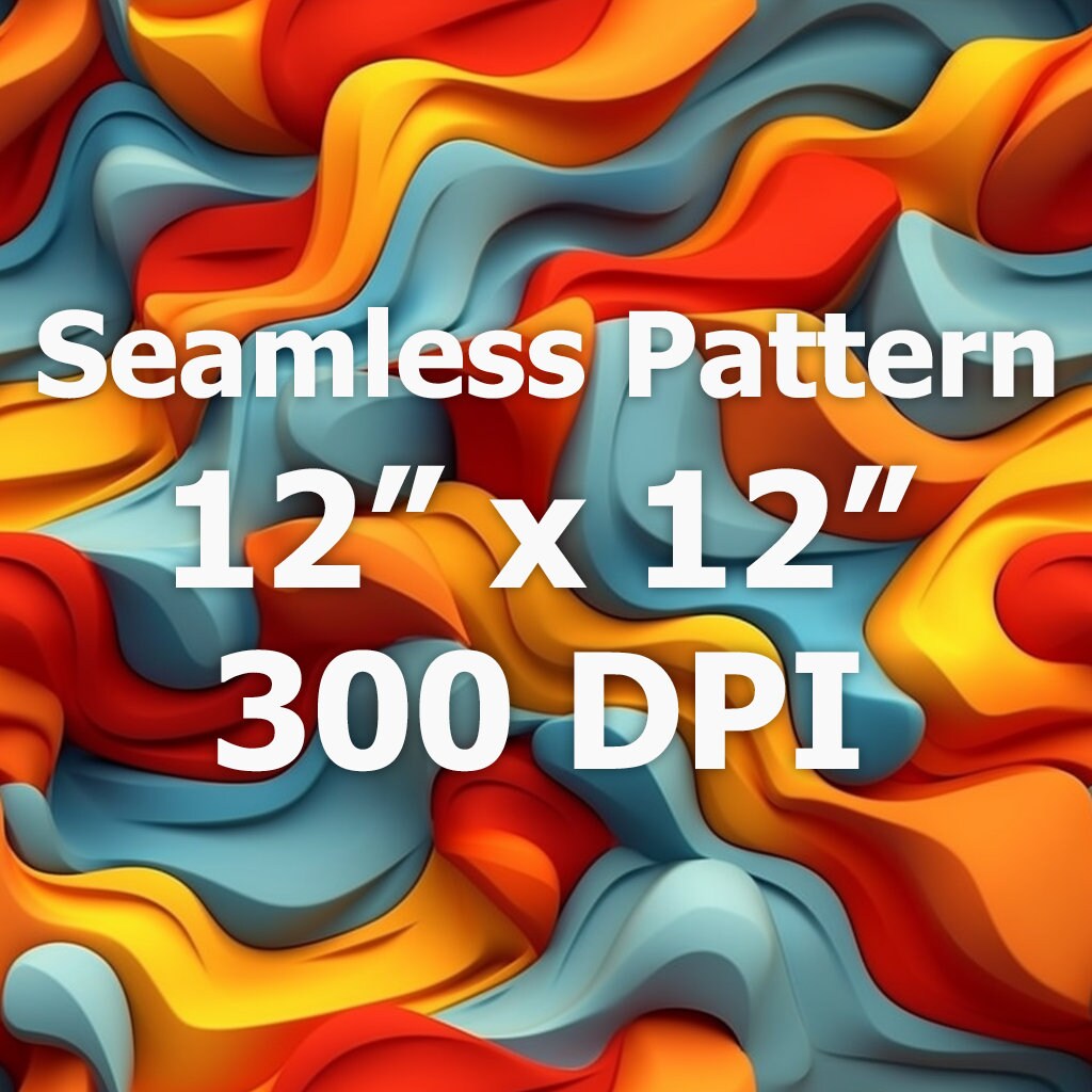 8 Seamless 3D Abstract Patterns. 3D Abstract Background. - Etsy