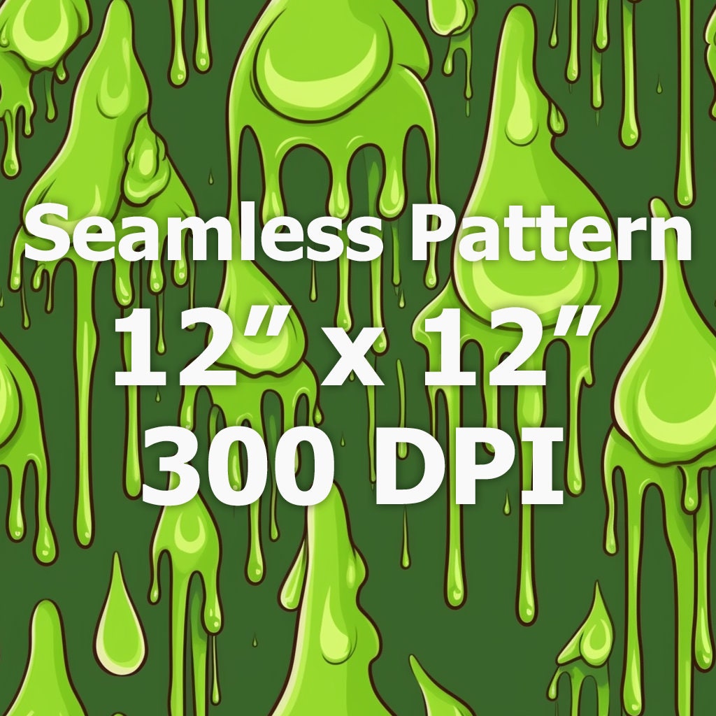 8 Seamless Slime Patterns. Slime Background. Sublimation Design ...