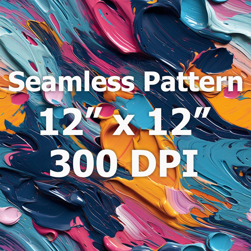 8 Seamless Thick Paint Texture Patterns. Thick Paint Texture Background ...