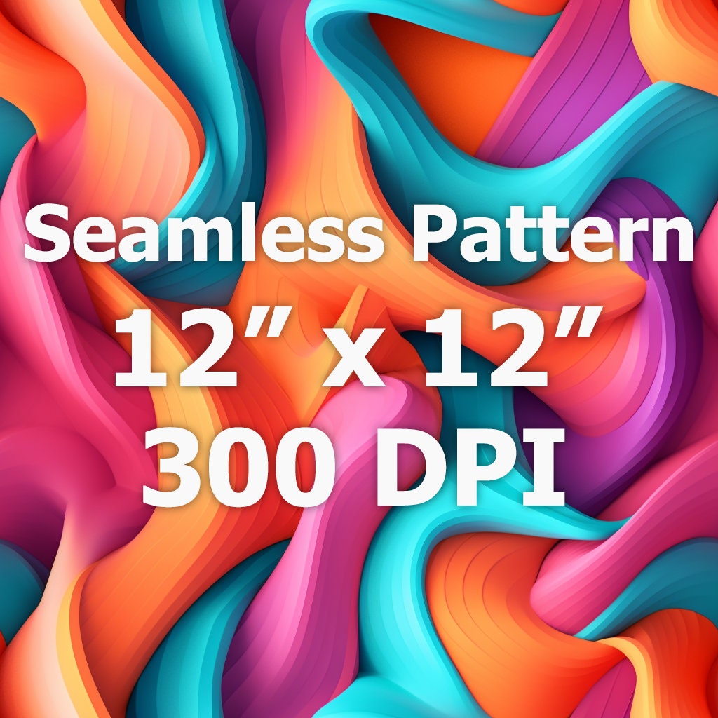 8 Seamless 3D Patterns. 3D Patterns Background. Sublimation Design ...