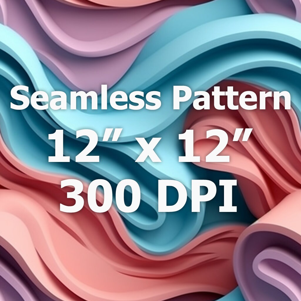 8 Seamless 3D Paper Waves Patterns. 3D Paper Waves Background ...
