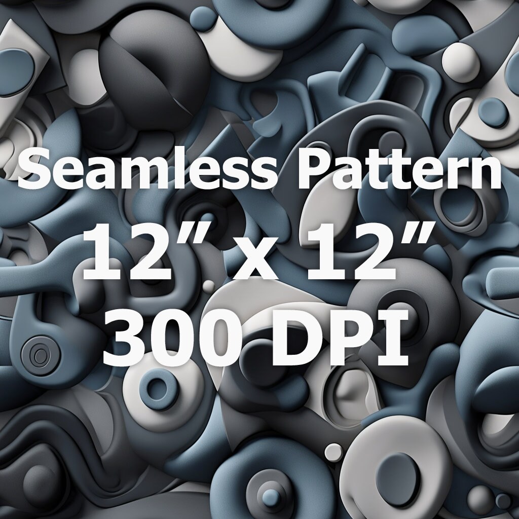 8 Seamless 3D Abstract Patterns. 3D Patterns Background. Sublimation ...