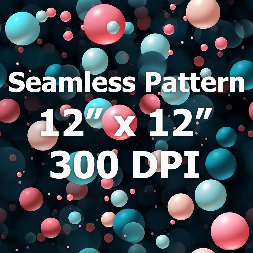 8 Seamless Bubble Patterns. Bubble Background. Bubble Sublimation ...