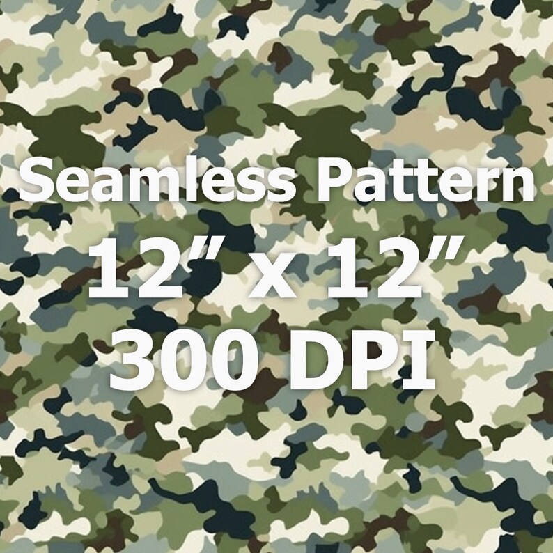 Hunting Camo Texture: Seamless Camouflage Pattern (digital Download) - Etsy