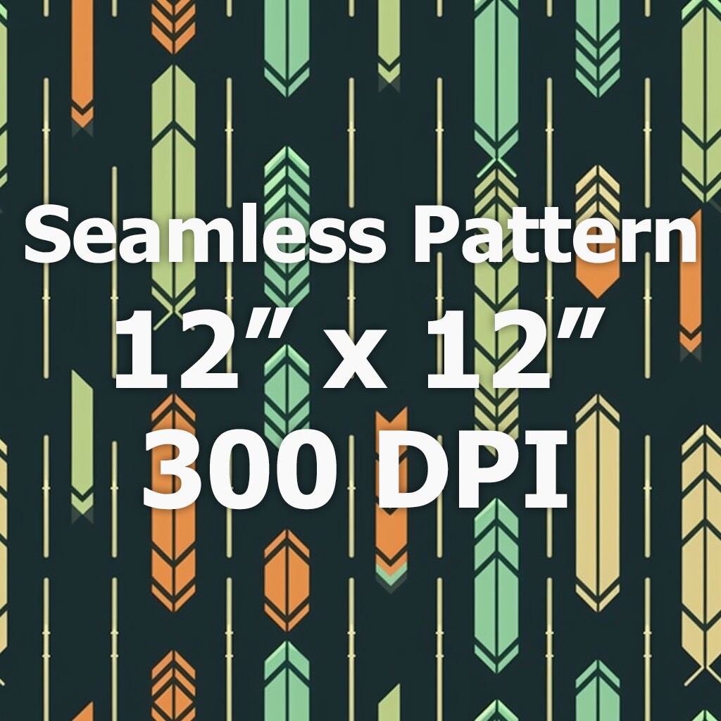 8 Seamless Arrow Patterns. Arrow Pattern Background. Arrow - Etsy