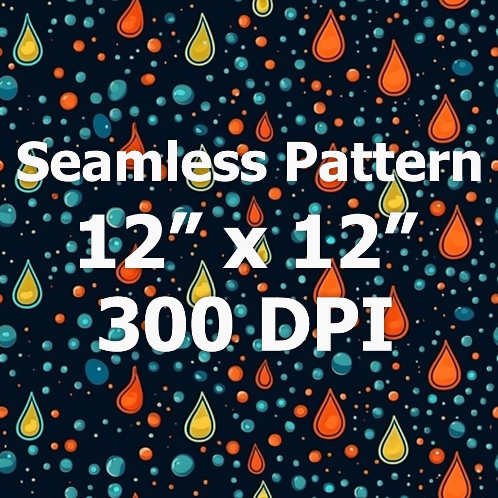 8 Seamless Water Droplets Patterns. Water Droplets Background ...