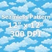 8 Seamless Clouds Patterns. Clouds Background. Sublimation Design. Digital Paper - Etsy
