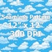 8 Seamless Clouds Patterns. Clouds Background. Sublimation Design. Digital Paper - Etsy