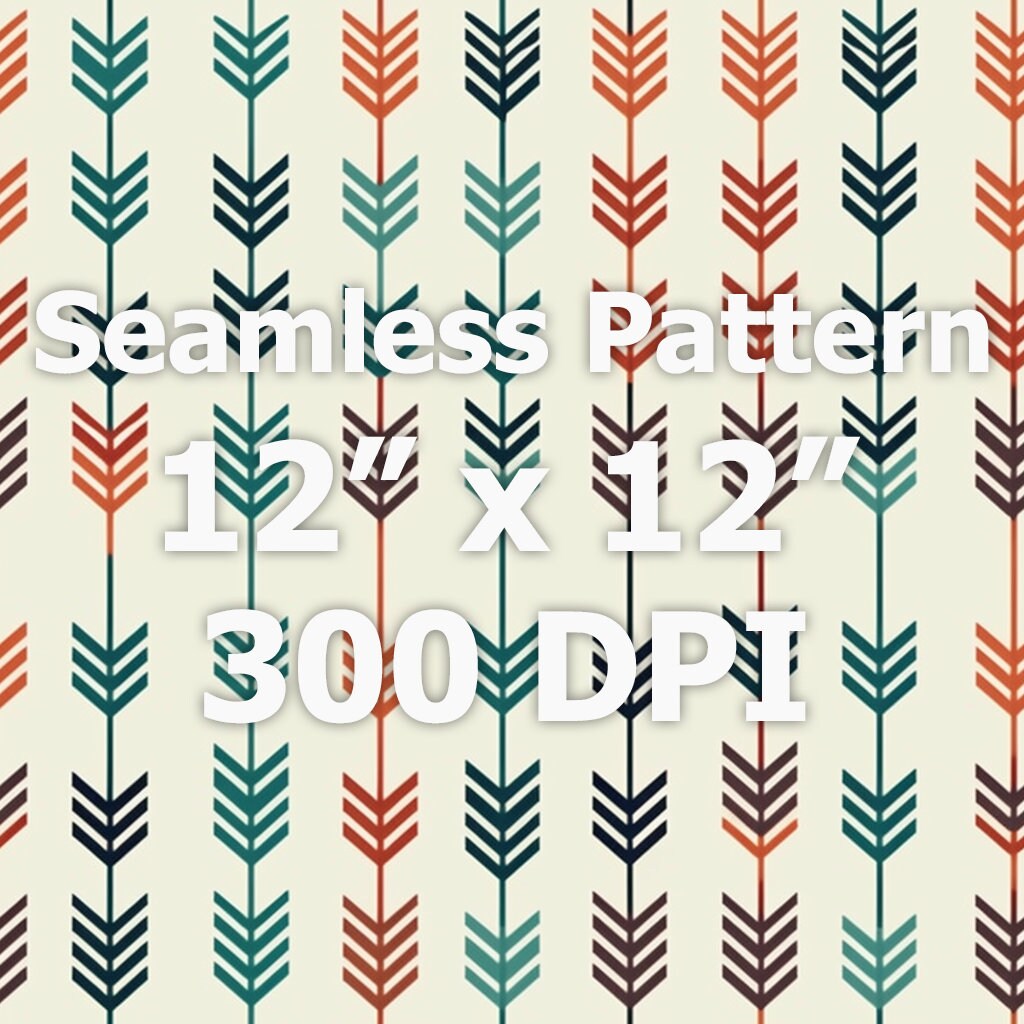 8 Seamless Arrow Patterns. Arrow Pattern Background. Arrow - Etsy