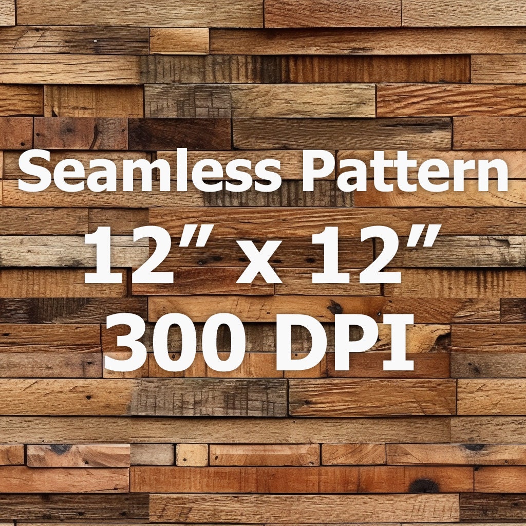 8 Seamless Wood Reclaimed Patterns. Wood Grain Background. Sublimation ...