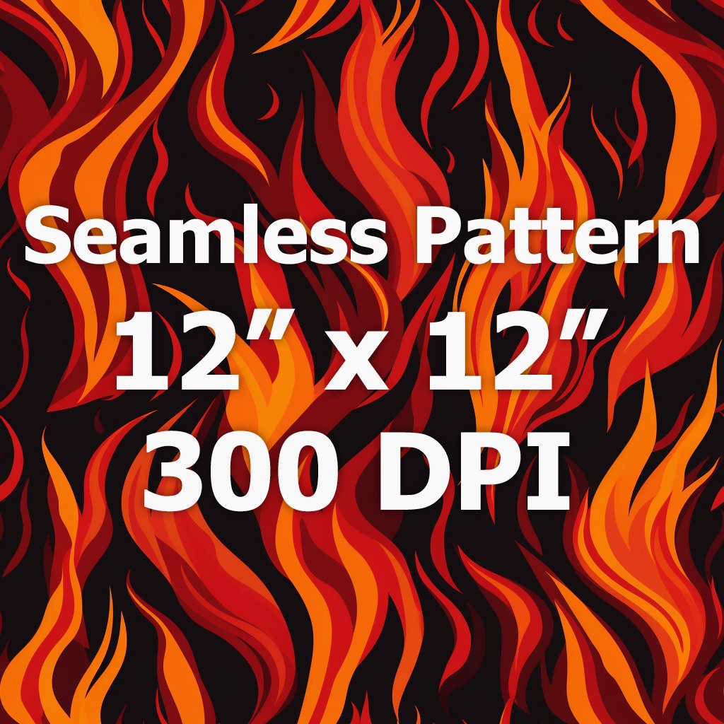 8 Seamless Fire Flames Pattern. Fire Flames Patterns Texture Background ...