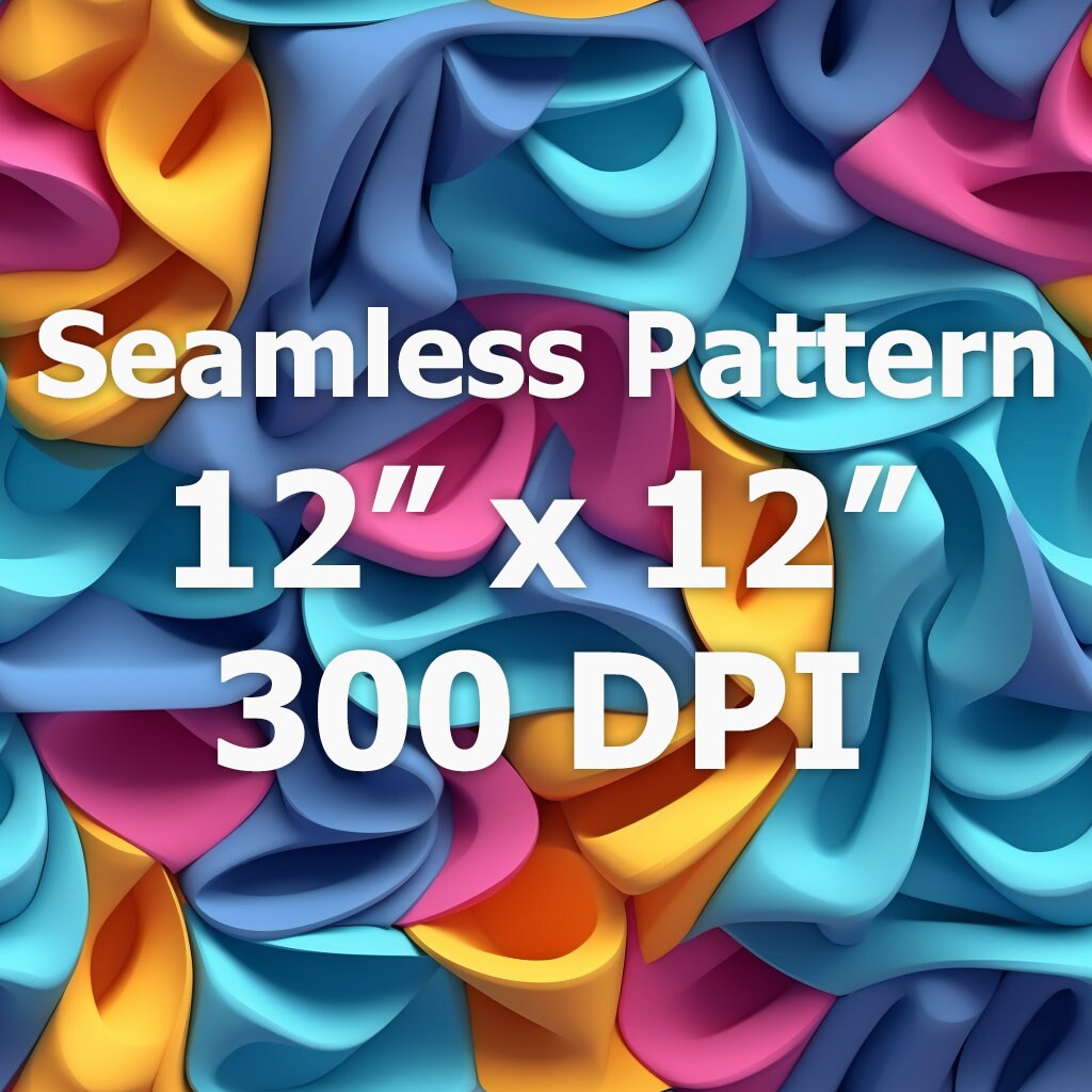 8 Seamless 3D Patterns. 3D Patterns Background. Sublimation Design ...