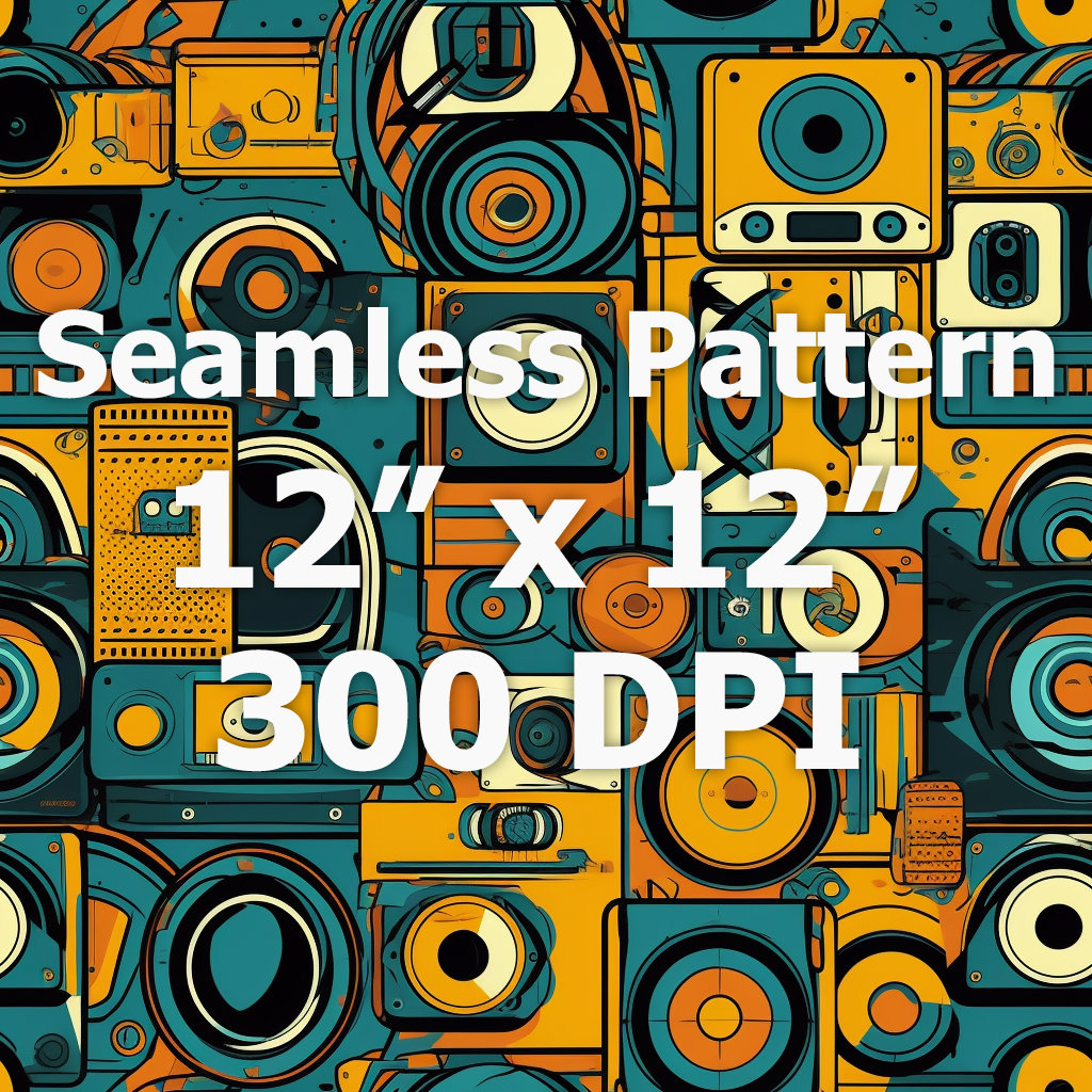 8 Seamless Abstract Speakers Patterns. Speakers Background. - Etsy