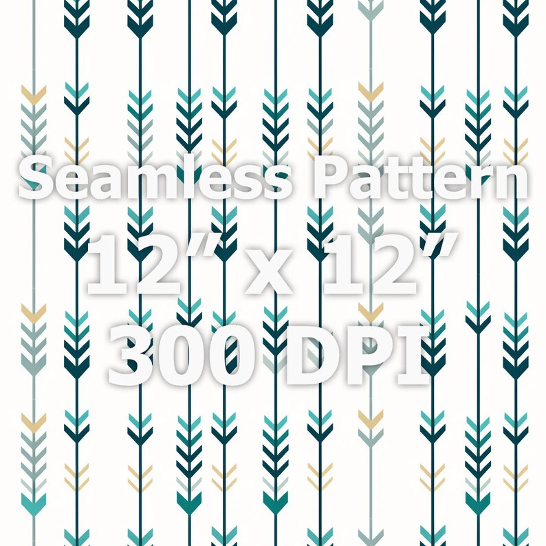 8 Seamless Arrow Patterns. Arrow Pattern Background. Arrow - Etsy