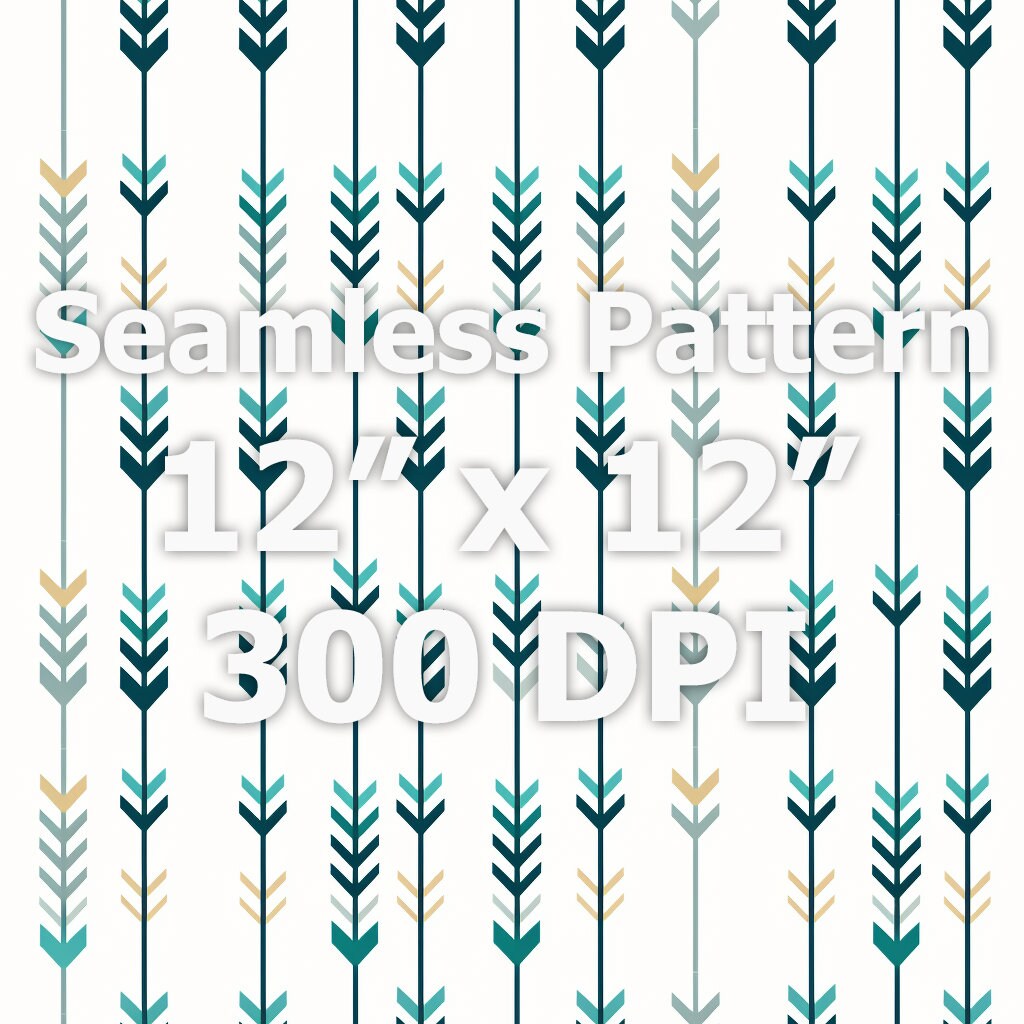 8 Seamless Arrow Patterns. Arrow Pattern Background. Arrow - Etsy