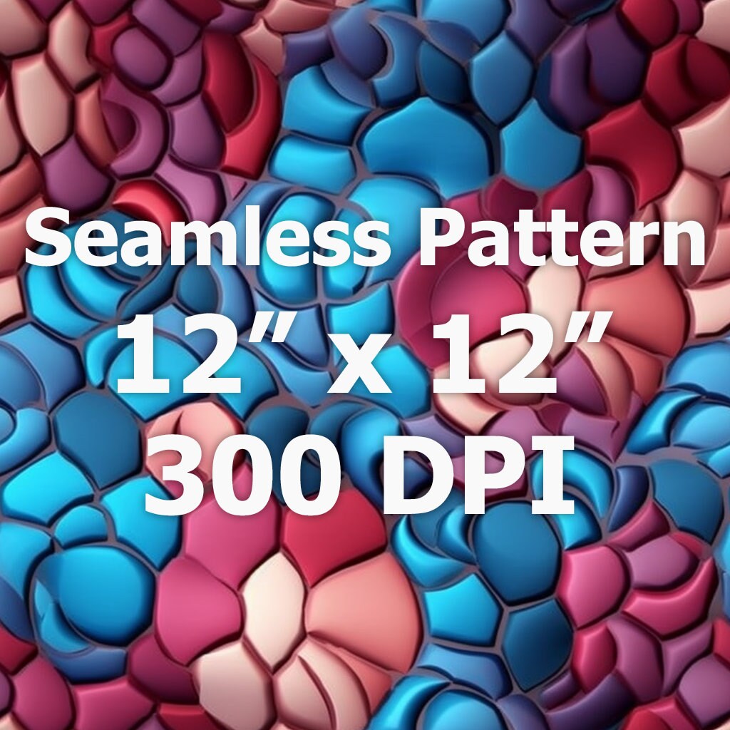 8 Seamless 3D Abstract Patterns. 3D Abstract Background. - Etsy