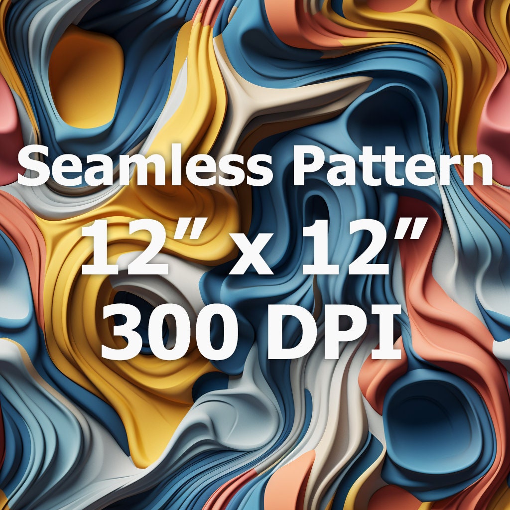 8 Seamless 3D Abstract Patterns. 3D Patterns Background. Sublimation ...