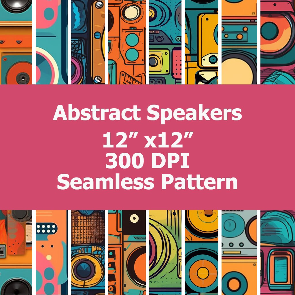 Abstract Music Speakers