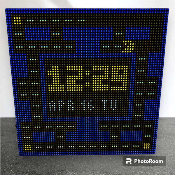 Led Clock - Etsy