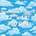 8 Seamless Clouds Patterns. Clouds Background. Sublimation Design. Digital Paper - Etsy