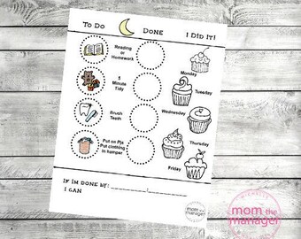 Instant Digital Download Potty Training Chart - Etsy